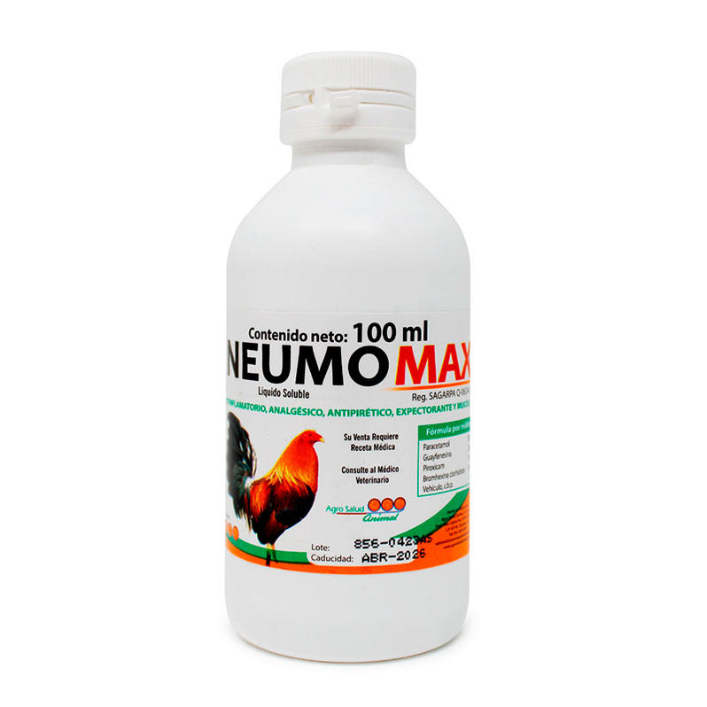 Neumo Max | Antiinflamatorio, Analgésico, Antipirético, Expectorante y Mucolítico | Tienda