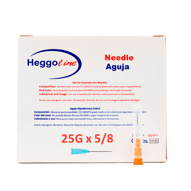 Aguja 25G x 5/8 | Tienda