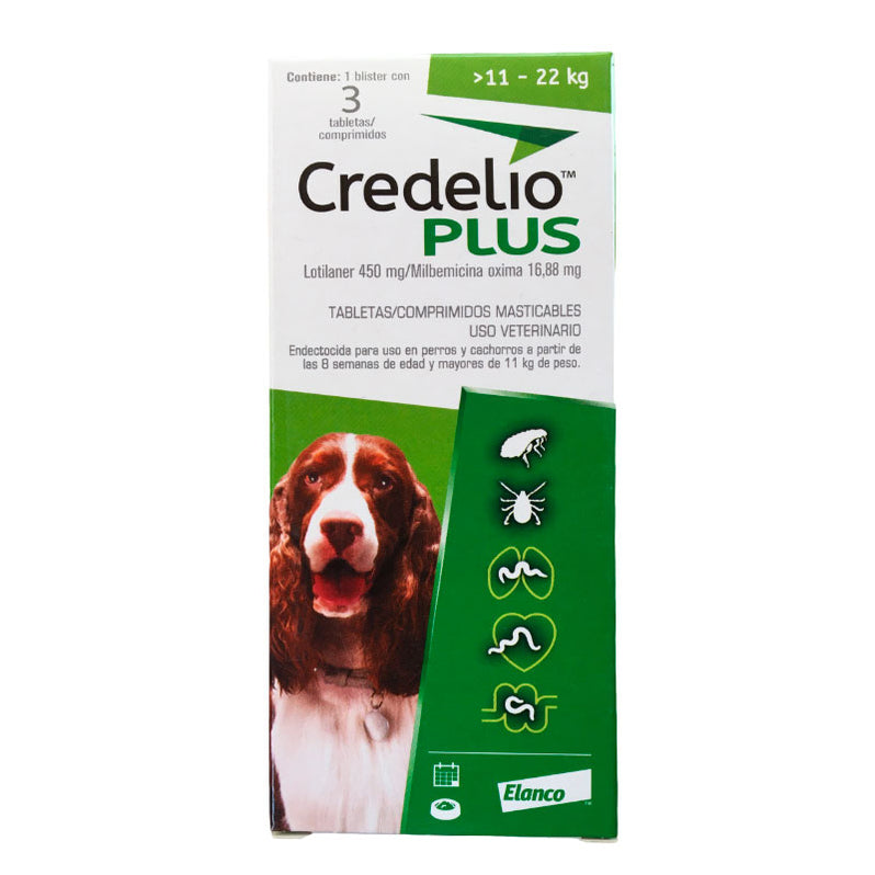 Credelio® Plus | Antiparasitario Interno y Externo | Elanco | Tienda