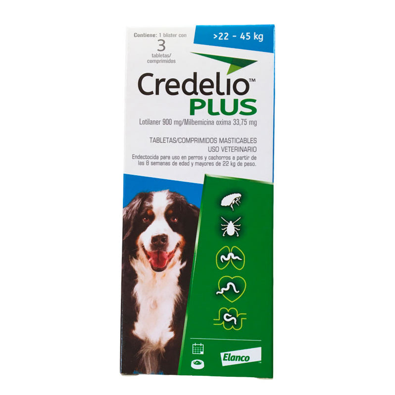 Credelio® Plus | Antiparasitario Interno y Externo | Elanco | Tienda