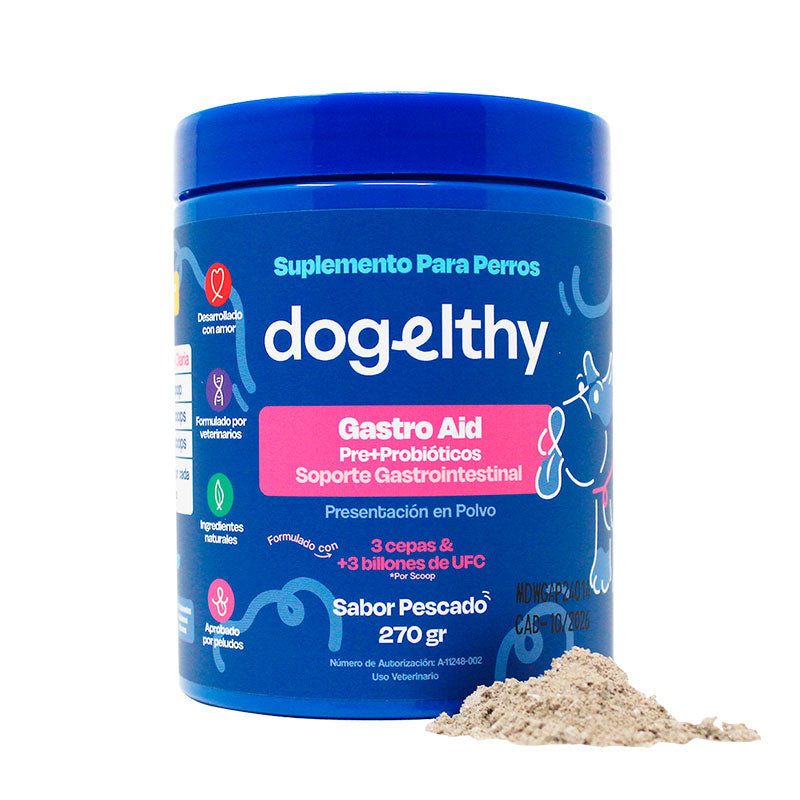 Probióticos para Perros - Gastro Aid | Pre + Probióticos con +3 ...