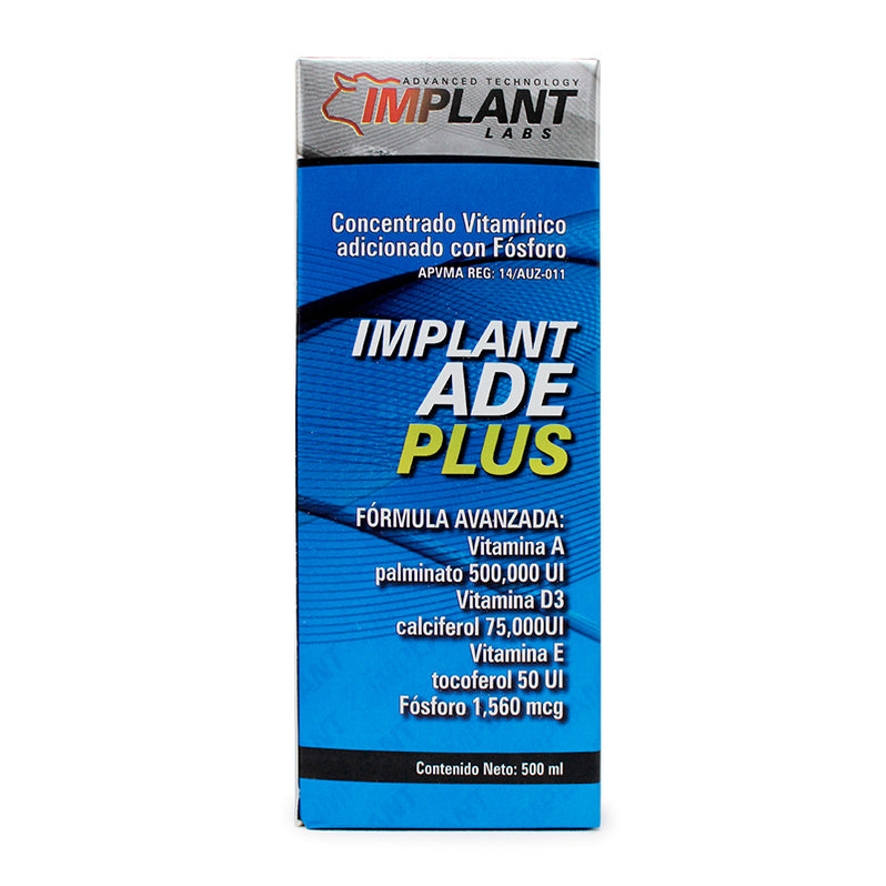 Implant ADE plus | Concentrado vitamínico adicionado con fósforo | Tienda