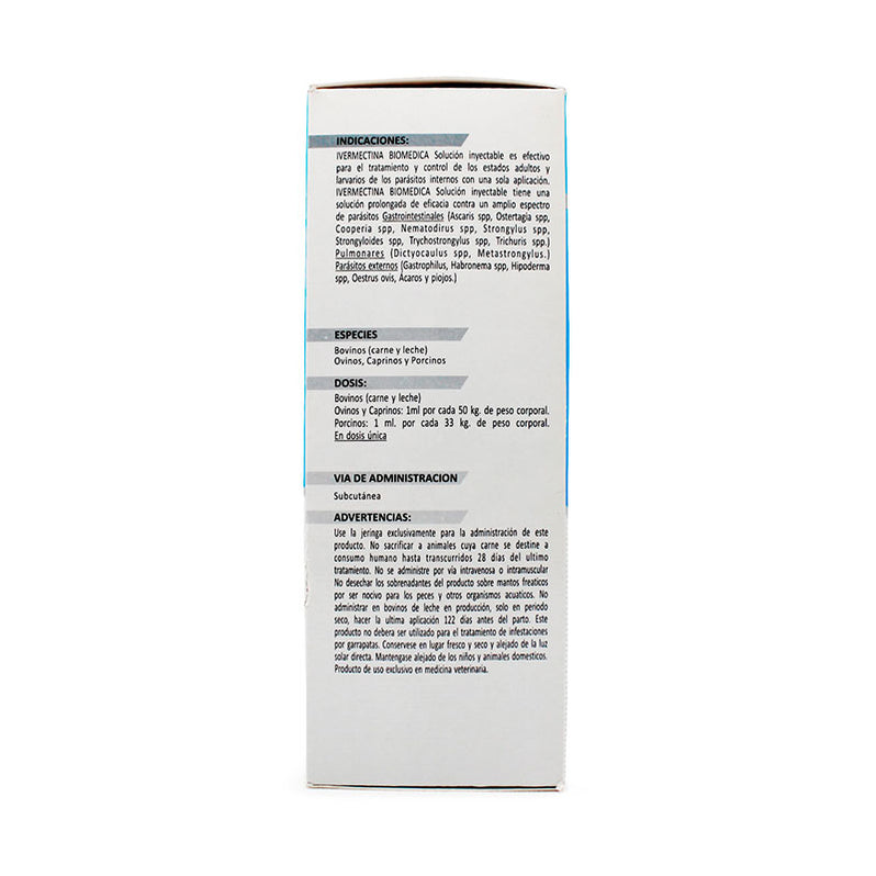 Ivermectina 1% | Antiparasitario | Biomedica | Tienda