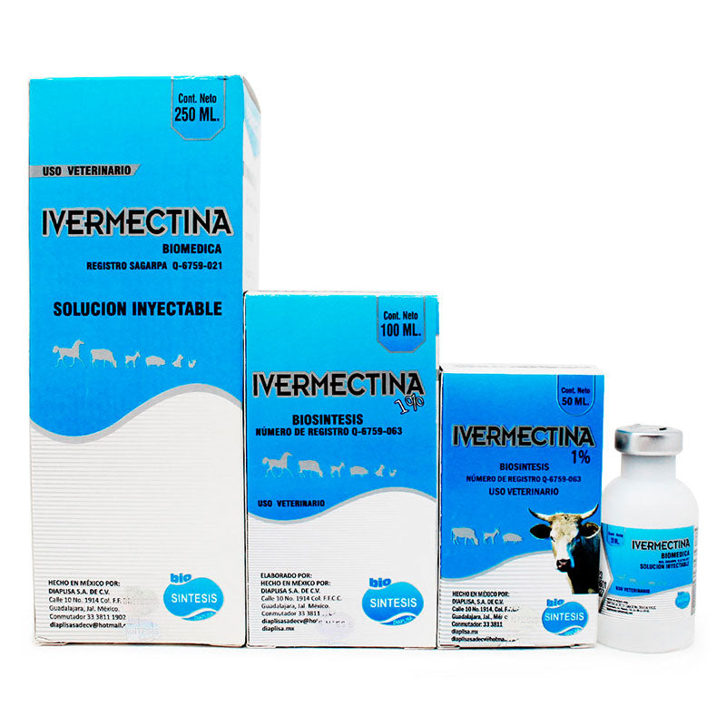 Ivermectina 1% | Antiparasitario | Biomedica | Tienda
