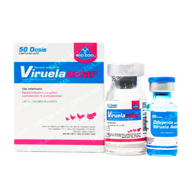 Viruela Aviar | Biozoo | Tienda