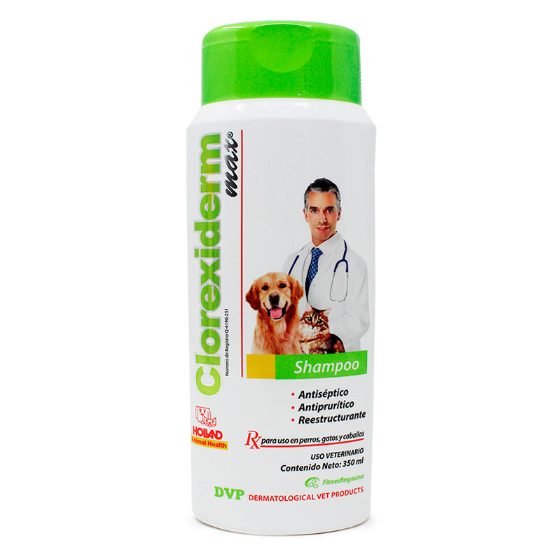 Clorexiderm Max® | Shampoo Antiséptico, Antiprurítico, Reestructurante ...