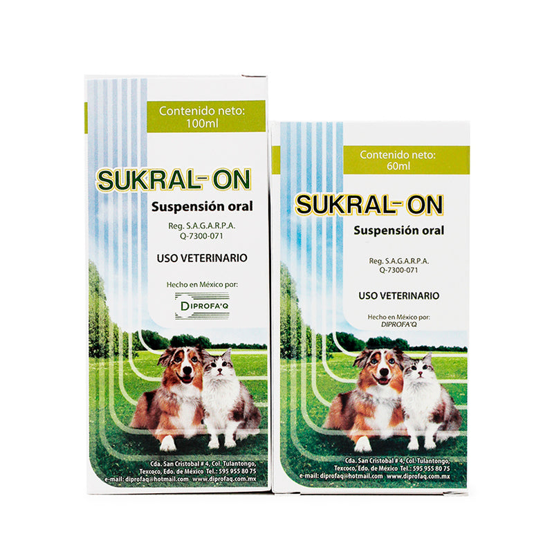 Sukral-on | Antisecretor gástrico para Caninos y Felinos | Tienda