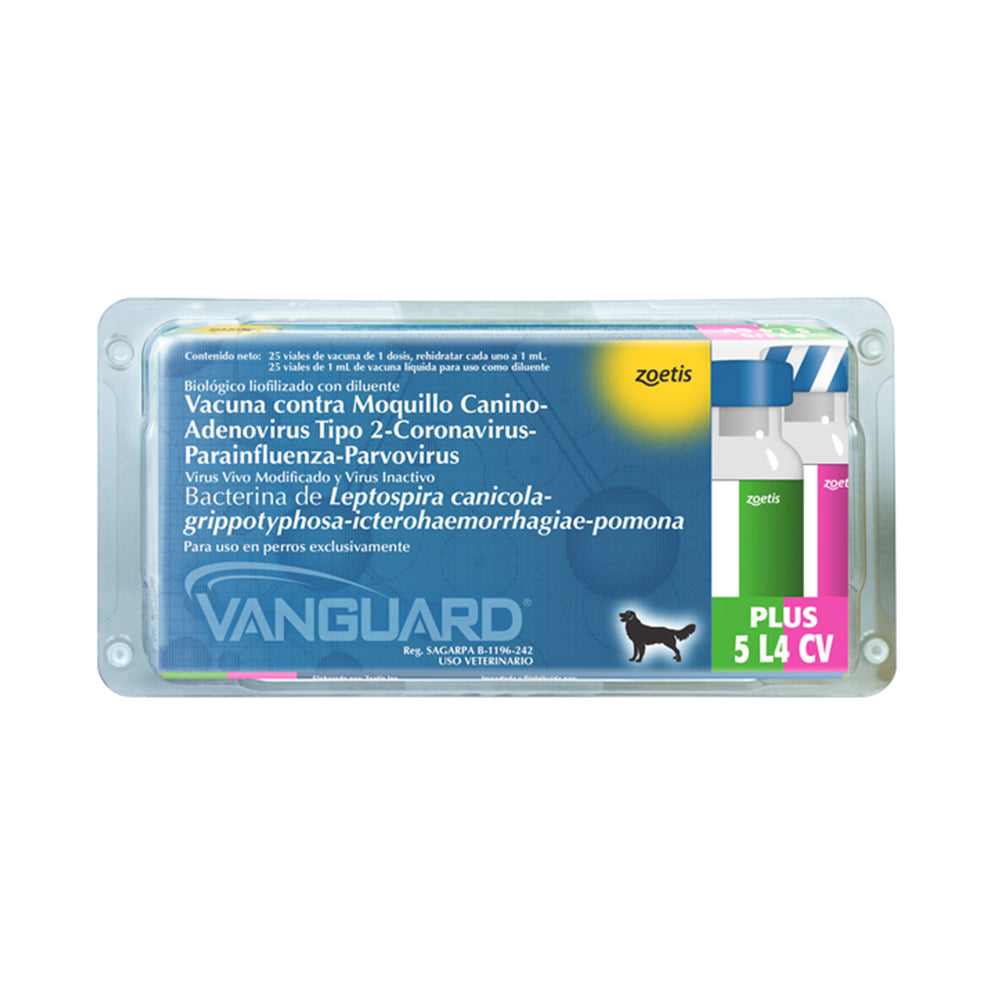 Vanguard 5 L4 CV | Quíntuple con Leptospira | Zoetis | Tienda