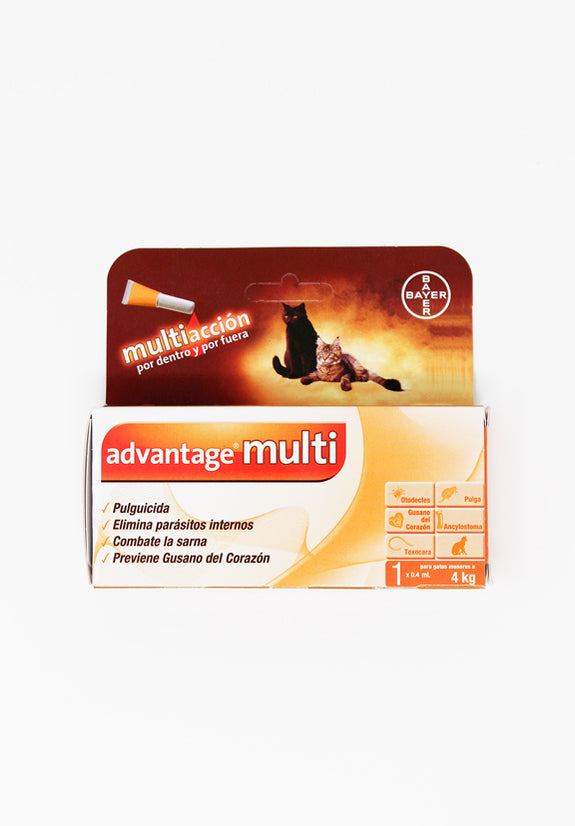 Advantage®Multi | Antiparasitario interno y externo para gatos | Tienda