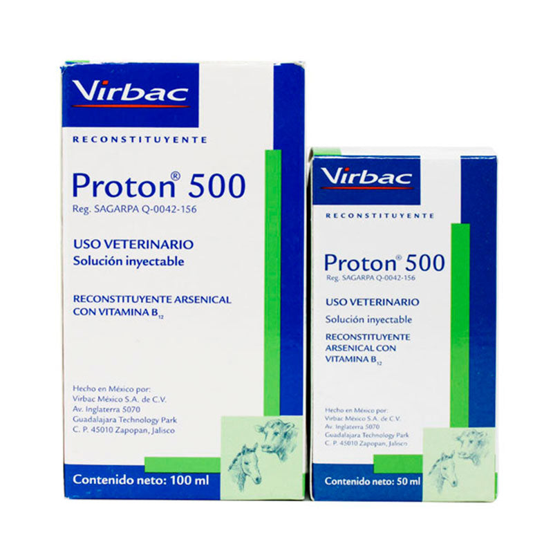 Proton 500® | Reconstituyente Arsenical con Vitamina B12 | Virbac | Tienda