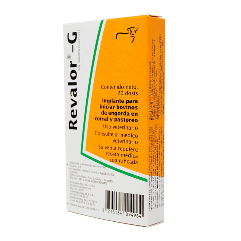 Revalor®-G | Implante para iniciar bovinos de engorda | MSD | Tienda