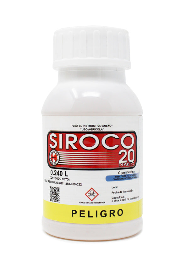 Siroco 20 Diablo | Insecticida y Acaricida | Concentrado Emulsionable ...