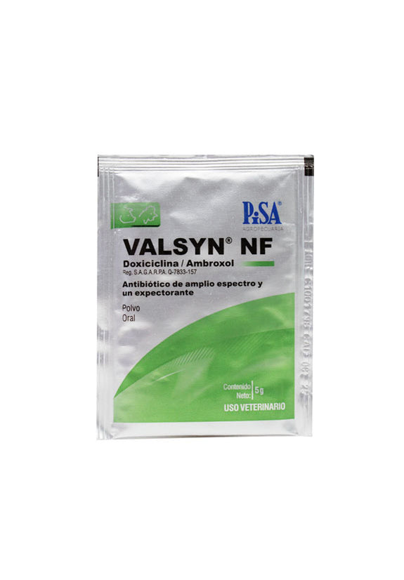 Valsyn® NF | Antibiótico de amplio espectro con mucolítico | Pisa | Tienda