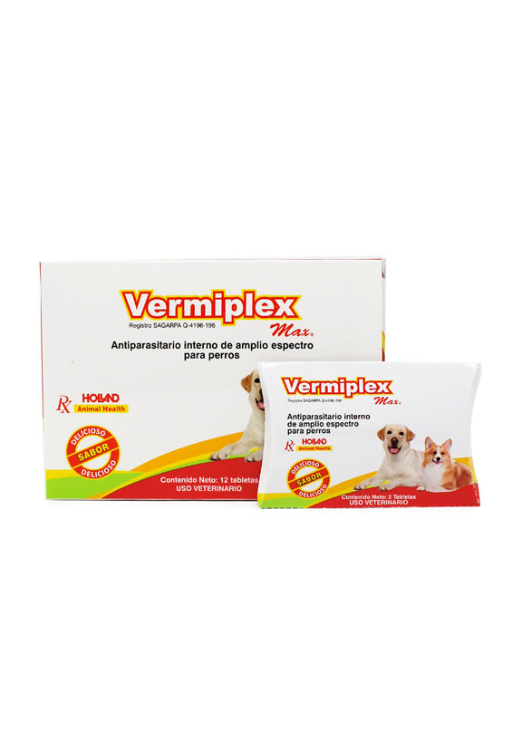 Vermiplex Max® | Antiparasitario Interno de amplio espectro | Tienda
